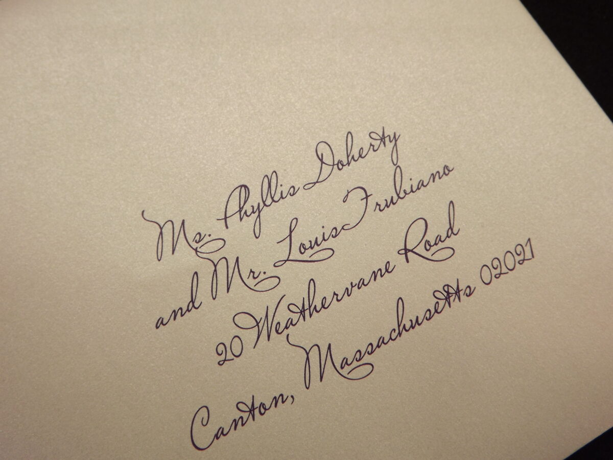 Calligraphy - Emerald Invitations